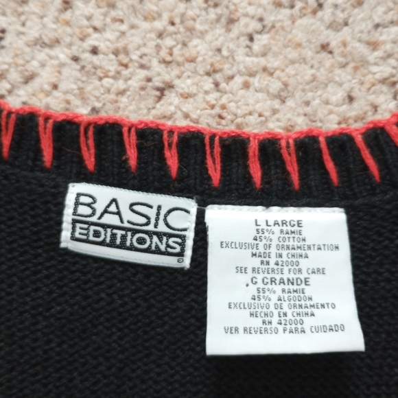 Basic Editions | Jackets & Coats | Vintage Halloween Knit Vest | Poshmark